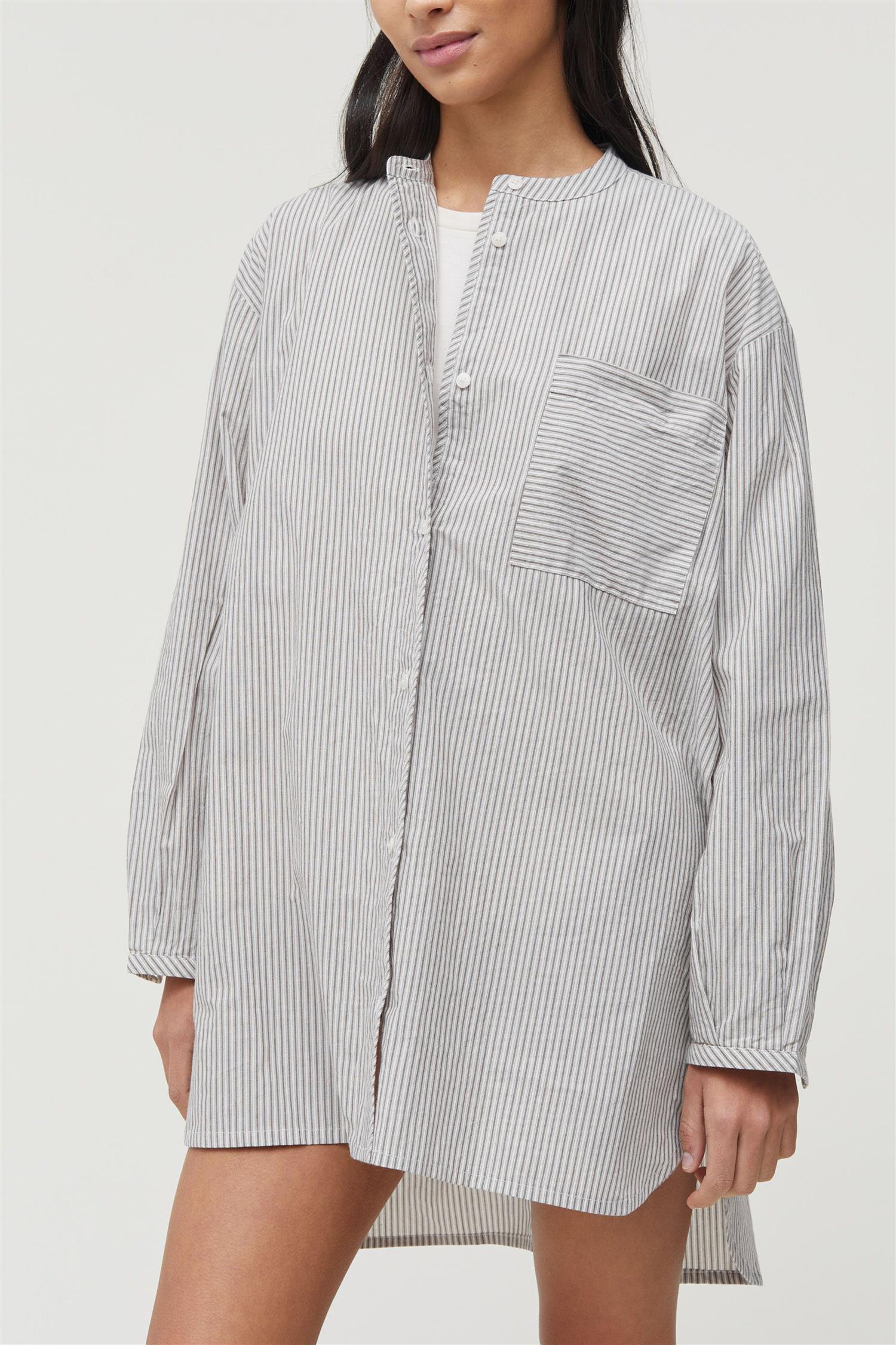 Musa Shirt Petite Mix Truffle – DenDama